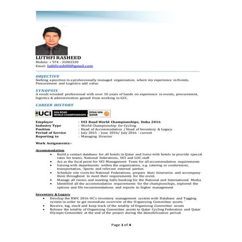 Luthfi CV | DOCX