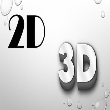 2Dimensional vs 3Dimensional Projection.pptx