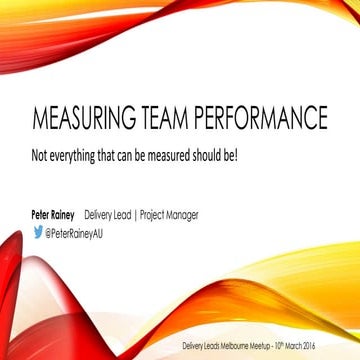 Measuring team performance with Polls | PPT