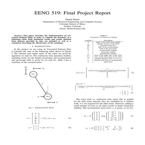 EENG519FinalProjectReport | PDF