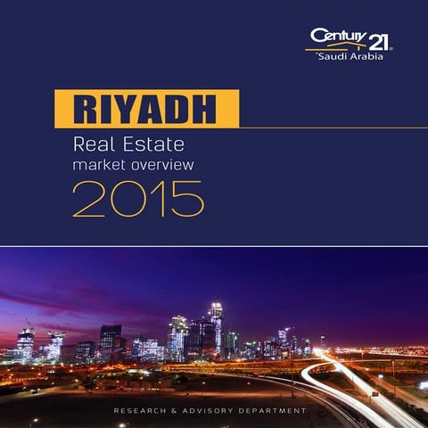 Riyadh Real Estate Market Overview 2015 - English | PDF