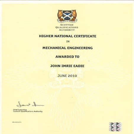 HNC Mechanical Engineering | PDF