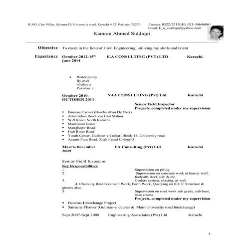 updated cv of Kamran | DOC
