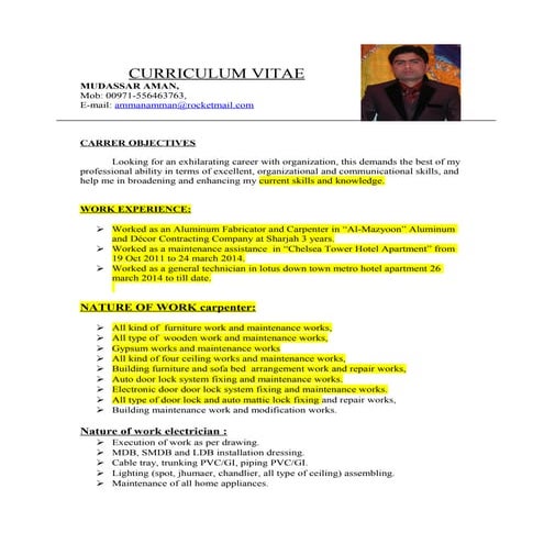 mudassar cv | DOC
