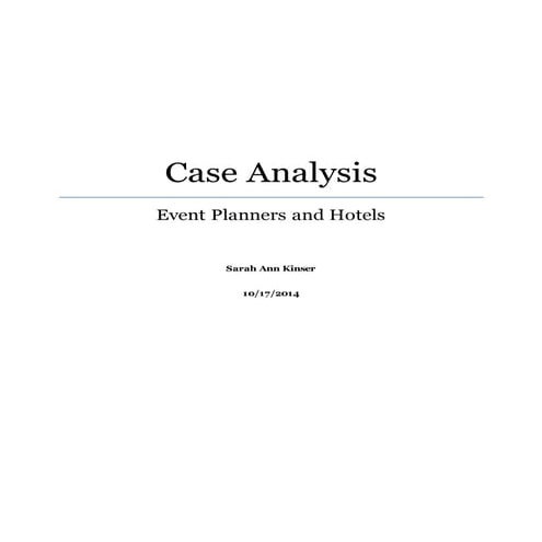 Case Analysis | PDF