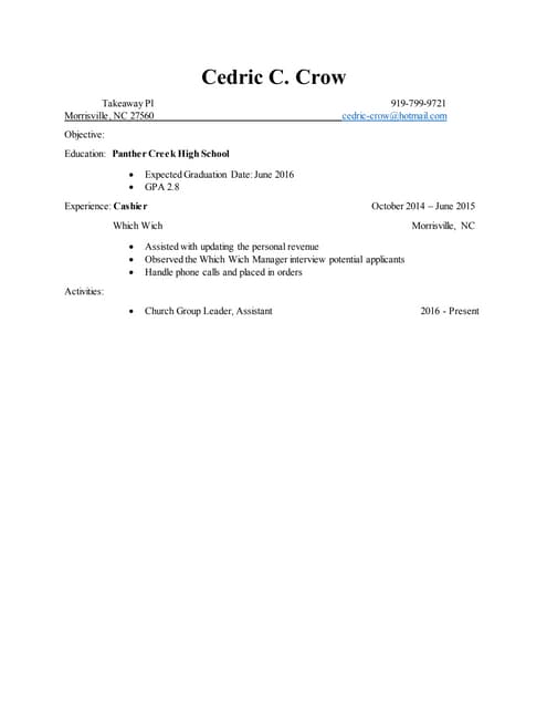 Thomas Flynn Resume | PDF