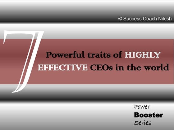 Next Level Leadership Model Of Exec Presence | PPT