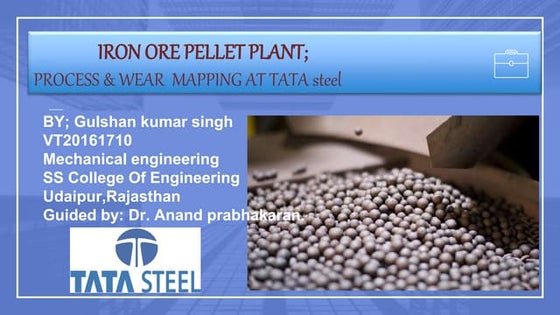 Sponge iron making process | PPT