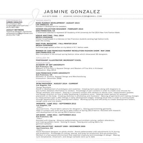 Fernanda Navarrete Resume 2015 | PDF