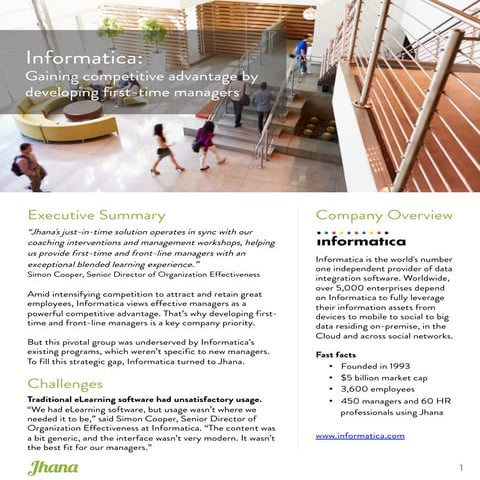 Informatica case study_short | PDF | Education industry | Industries