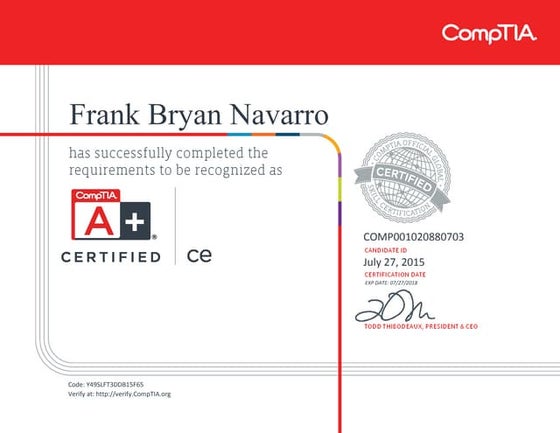 CompTIA Project+ certificate | PPT