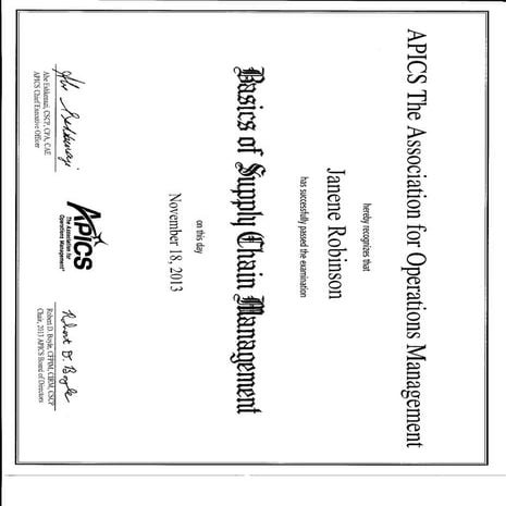 APICS Basic Module | PDF