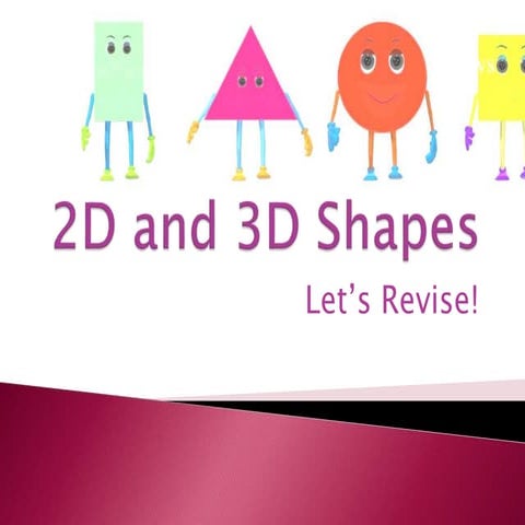 2 d and 3d shapes | PPTX