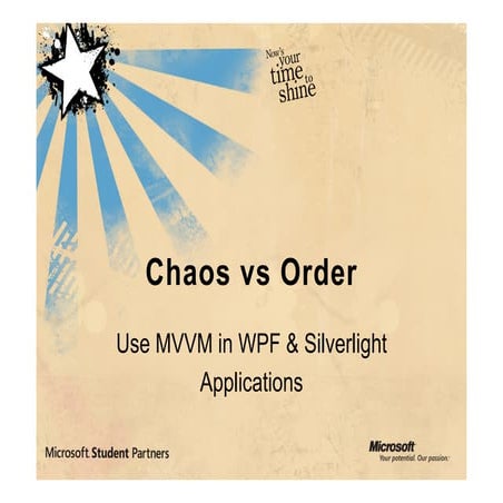Danijel Malik: Chaos Vs. Order Use Mvvm In Wpf And Silverlight ...