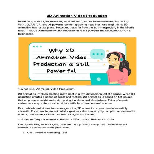 The 2D Animation Video Production.interactivv pdf | PDF