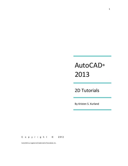 CHAPTER 1 - Introduction to AutoCAD.ppt | Drawing and Sketching | Arts and Crafts