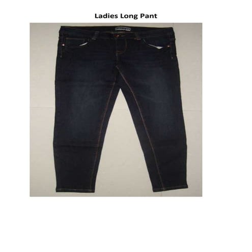 Ladies Long Pant | PDF