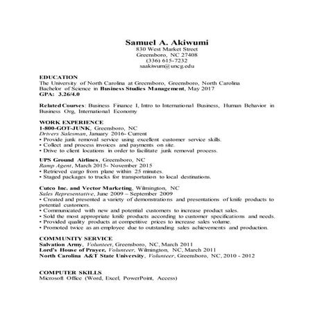 Samuel Akiwumi Resume | DOCX