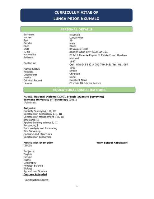 Marvaughons Non Technical Resume | PDF