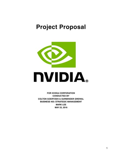 nvidia COMPANY FULL presentation | PPTX | Computing | Technology ...