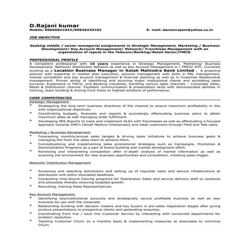 rajani resume final | RTF