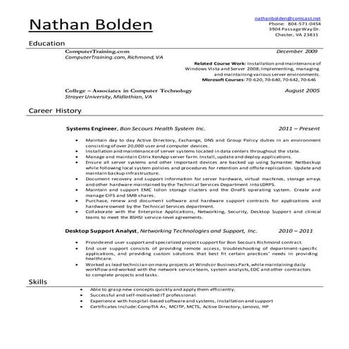 Douglas Ciriacks Resume | DOCX