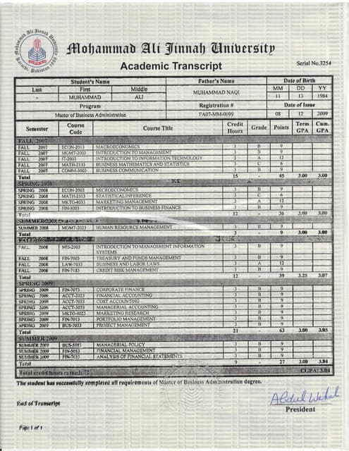 TOR PUP MSIT 2019 | PDF