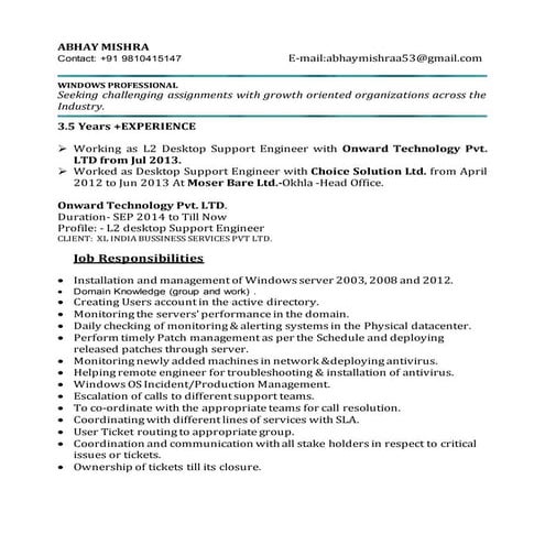 abhay .resume | PDF