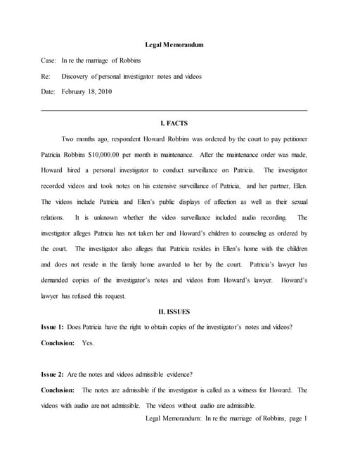 IRAC WRITING SAMPLE | DOCX