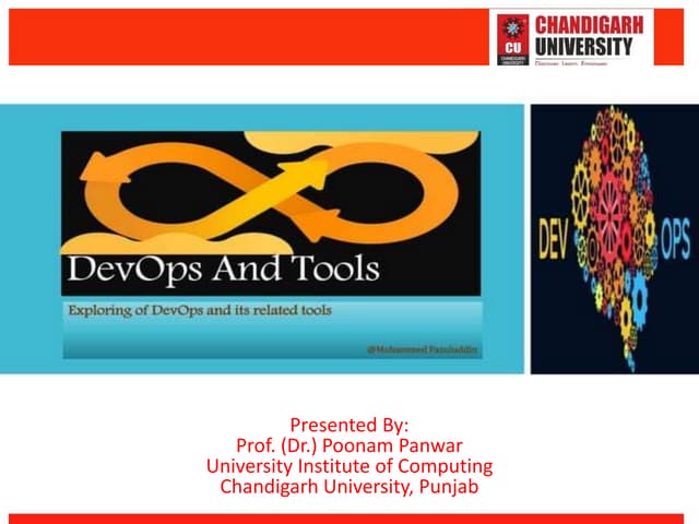 A Powerpoint Presentation On Devops And Devops Tools Ppt
