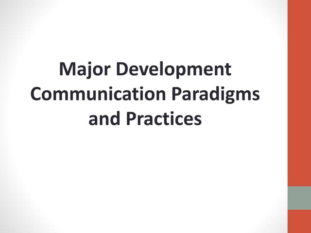 Development Support Communication | PDF