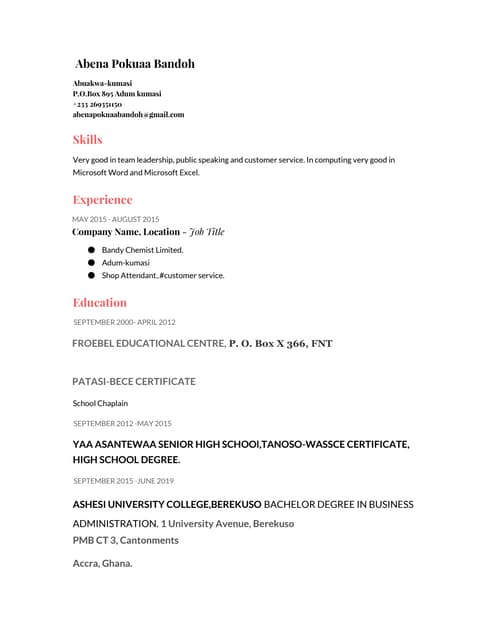 talha CV | DOC