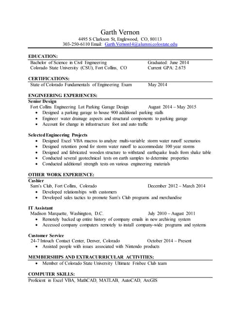 Revised Resume | PDF