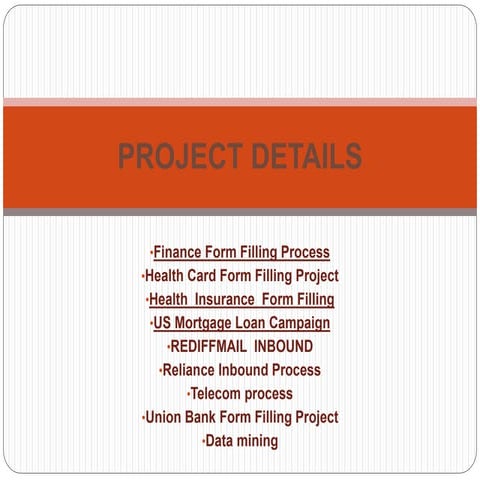 9 PROJECT DETAILS | PPTX