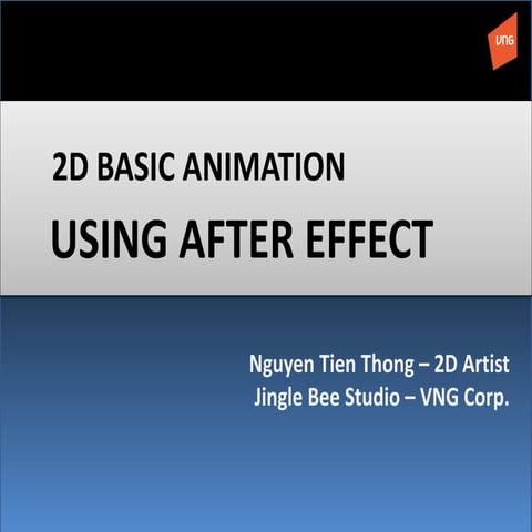 OGDC 2014: 2D Animation using After Effect for mobile game | PDF ...