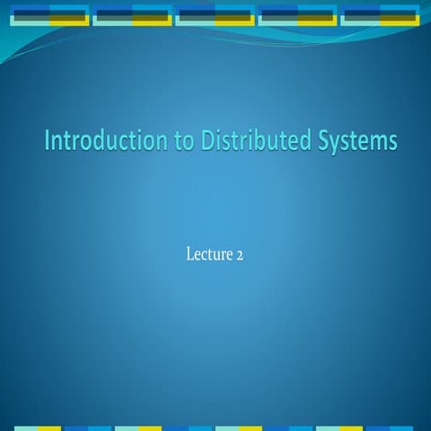 Distributed Systems In Advanced Operating System Ppt