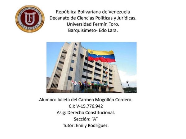 Cuadro Explicativo Principios Fundamentales Del Derecho Constitucional