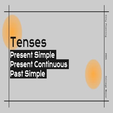 tenses: Present simple, Present continuous, Past simple | PPT