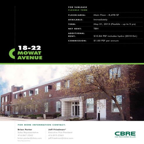Cbre presentation 042010 | PPT