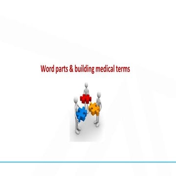 Medical terminology word parts and building terms.pptx
