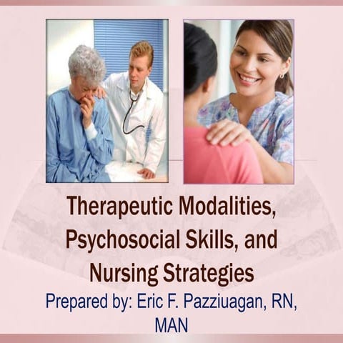 Therapeutic modalities | PPTX
