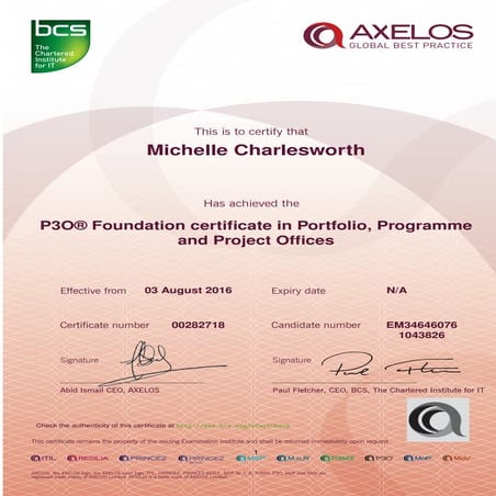 P30 Cert Foundation | PDF