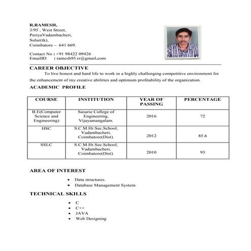 Ramesh@Resume | PDF | Programming Languages | Computing