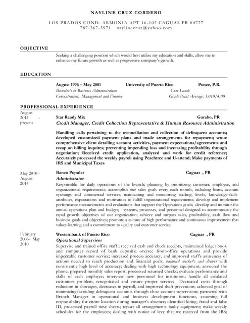 Resume Arlene Rivera | PDF | Sales | Business