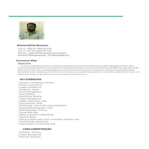 waheed CV | DOCX
