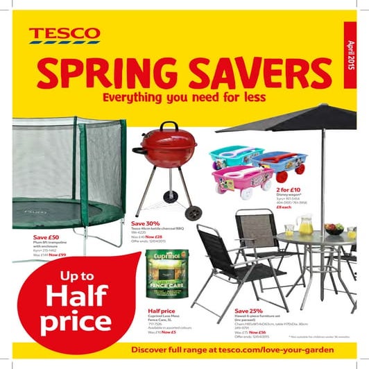 Tesco Spring Savers.PDF | Sales and Promotions | Shopping
