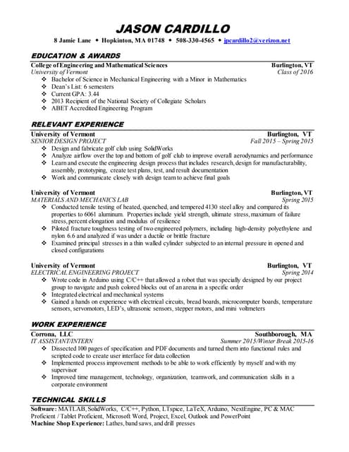 Jason Cardillo presentations