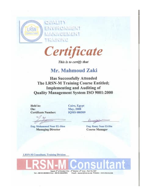 Customer Service Certificate | PDF