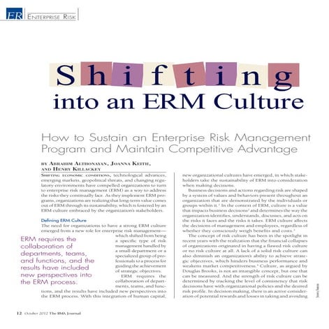 ABC of risk culture. Dr David Hillson | PDF