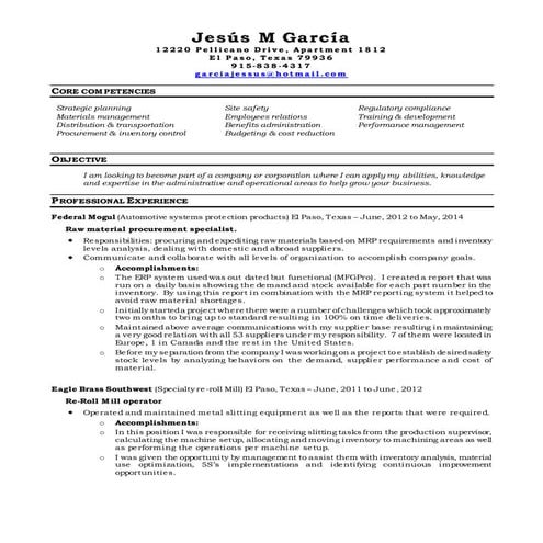 Jesus Garcia - Resume | DOCX
